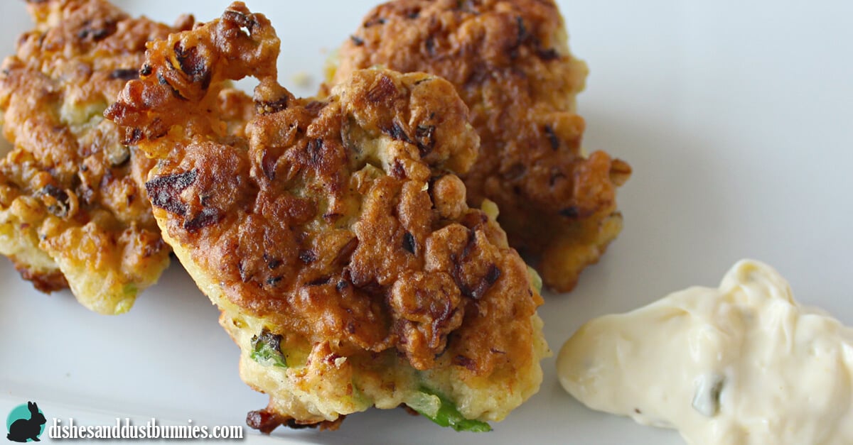 Clam Fritters - Dishes & Dust Bunnies