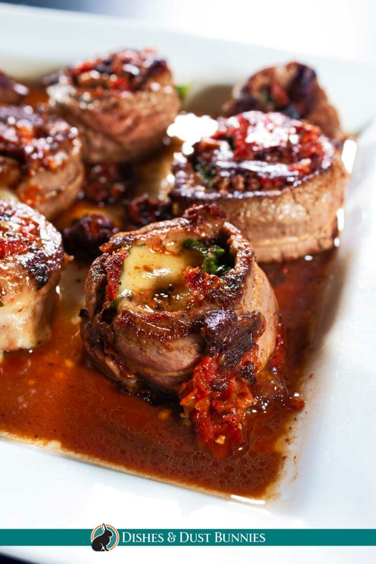 Italian Steak Pinwheels (Roll Ups) - Dishes & Dust Bunnies