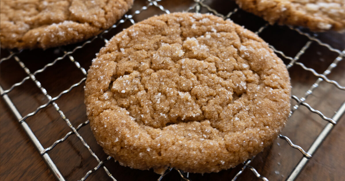 Ginger Sparkle Cookies - Dishes & Dust Bunnies