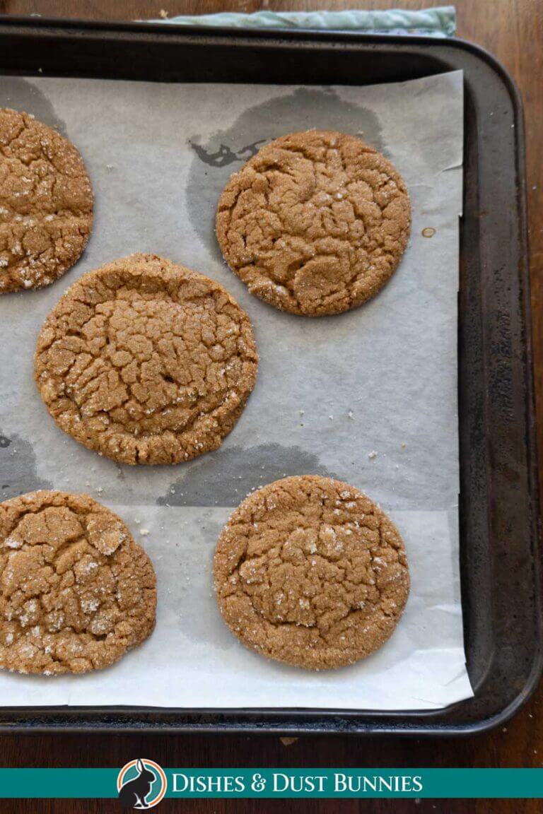 Ginger Sparkle Cookies - Dishes & Dust Bunnies