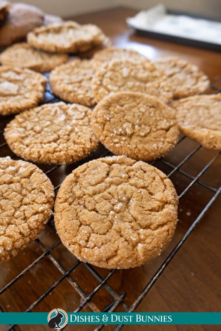 Ginger Sparkle Cookies - Dishes & Dust Bunnies