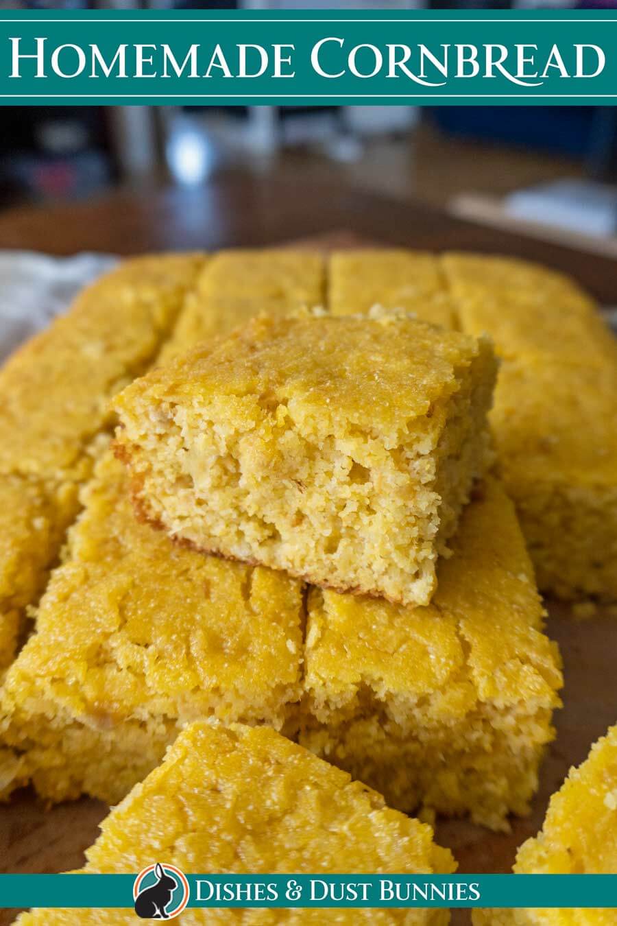Homemade Country Cornbread Recipe - Dishes & Dust Bunnies