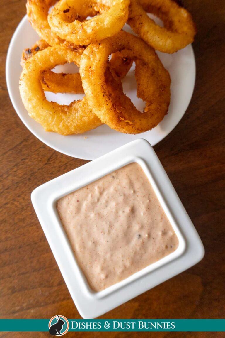 Zesty Onion Ring Sauce - Burger King Copycat Recipe - Dishes & Dust Bunnies