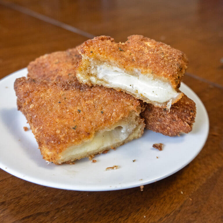 Mozzarella en Carrozza - Italian Fried Mozzarella Sandwiches - Dishes ...