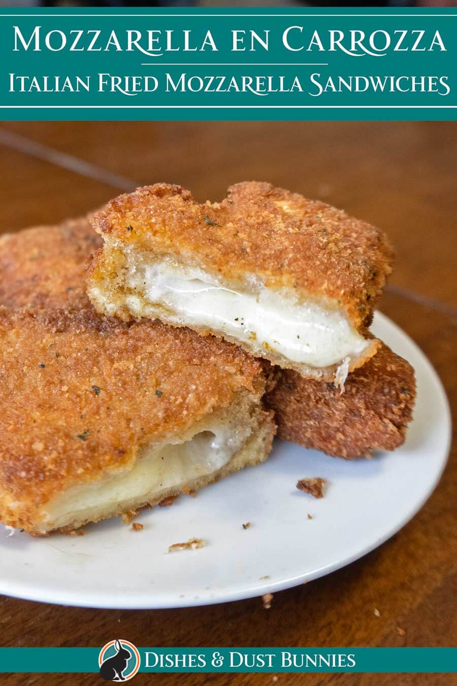 Mozzarella en Carrozza - Italian Fried Mozzarella Sandwiches - Dishes ...