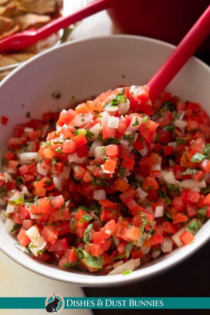 Pico de Gallo (Fresh Salsa/Salsa Fresca) - Dishes & Dust Bunnies